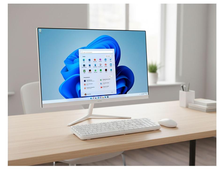 All in One Multilaser UB835 Intel Celeron N4020 4GB 128GB SSD LED 23,8" Full HD Windows 11 ...