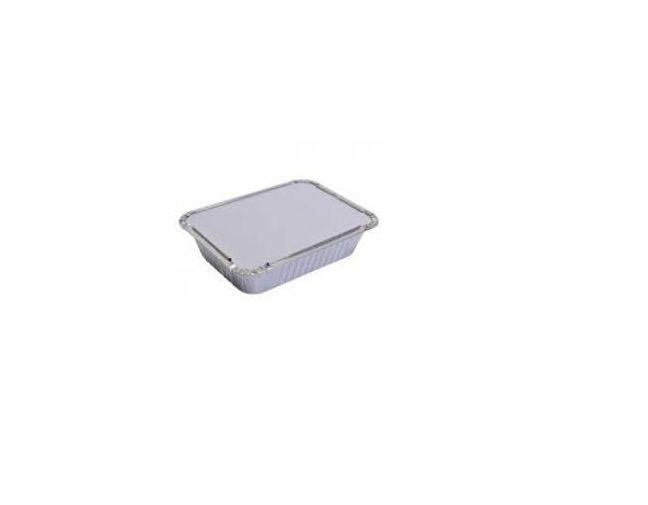 100 un Bandeja De Alumínio Marmitex 1000ml Com Tampa - T170 - Bandejas ...