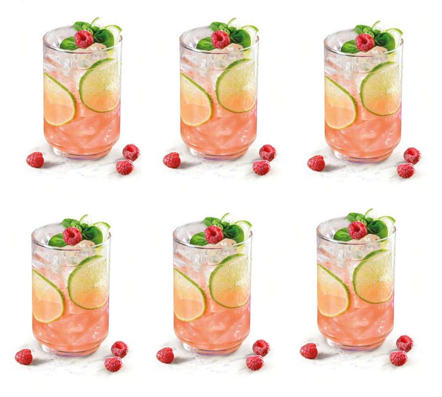 12 Copos Alegro 348ml Vidro Pracasa Cristar-suco-agua - Copos - Magazine Luiza