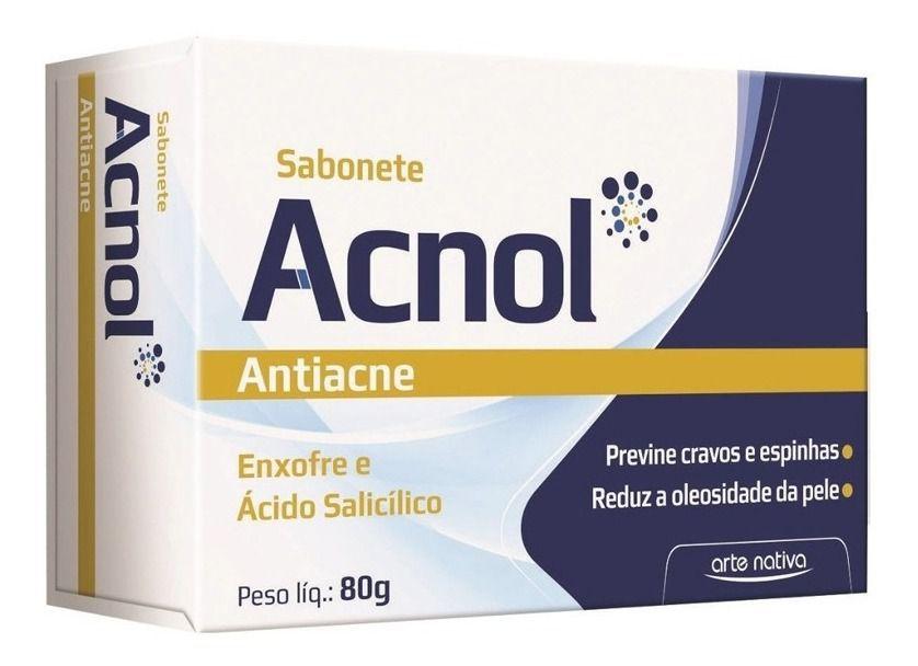 24x acnol sabonete excelente para evitar cravos e espinhas na pele ...