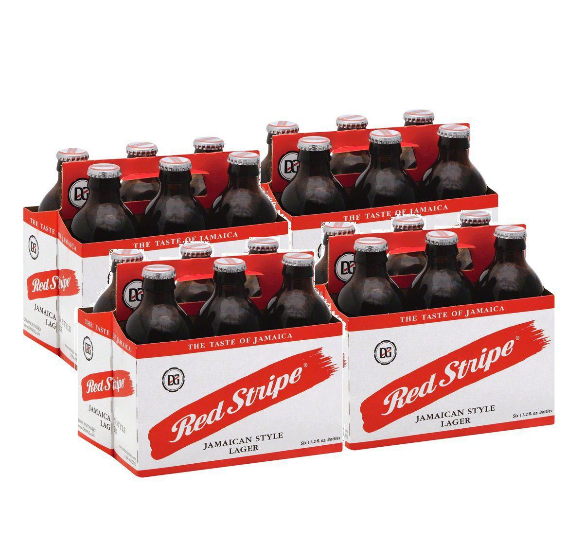 24x Cerveja Jamaicana RED STRIPE Lager 330ml - Cerveja - Magazine Luiza