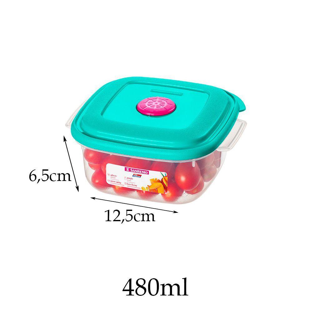 5 potes plástico alimentos frutas mantimentos marmita vasilha tapoer ...