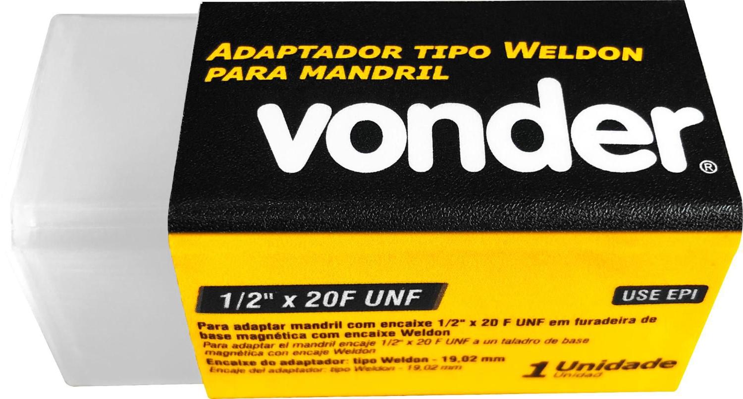 Adaptador Tipo Weldon para Mandril 1/2'' x 20 F Unf Vonder - No Magalu ...