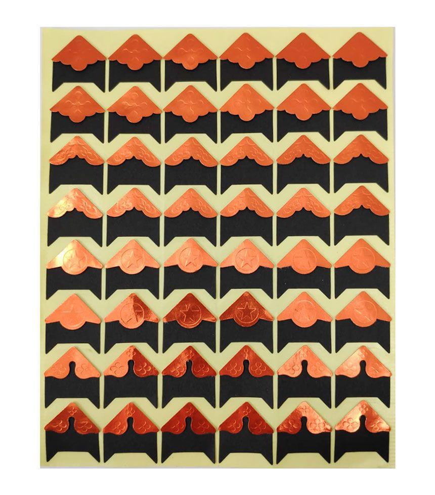 Adesivo Cantoneiras Decorativas De Papel Para Scrapbook - Lextac ...