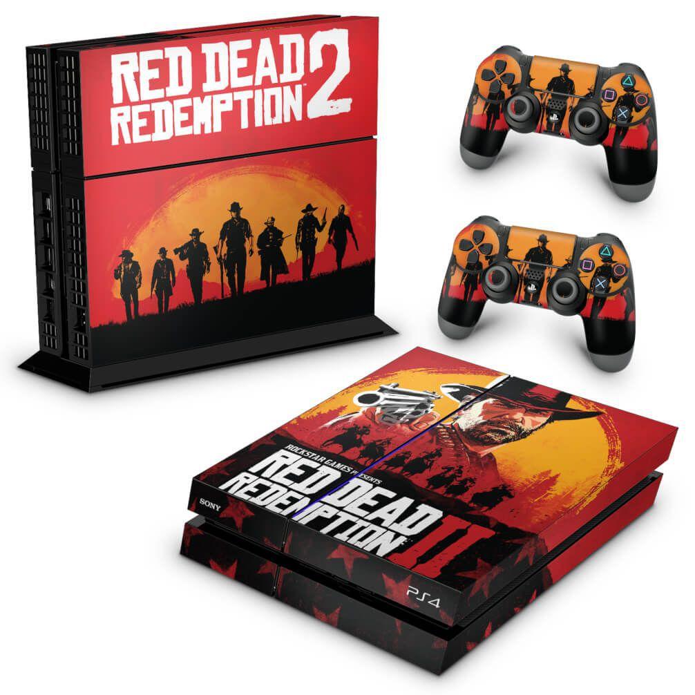 Adesivo Compatível PS4 Fat Skin - Red Dead Redemption 2 - Pop Arte ...