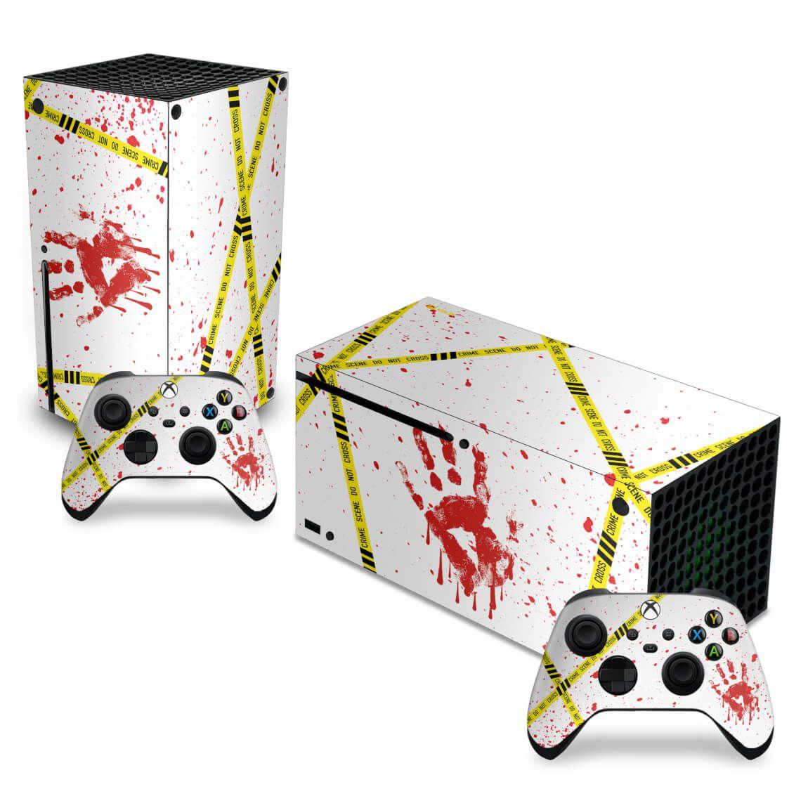 Skin Xbox Series X Horizontal Adesivo Cena De Crime Scene