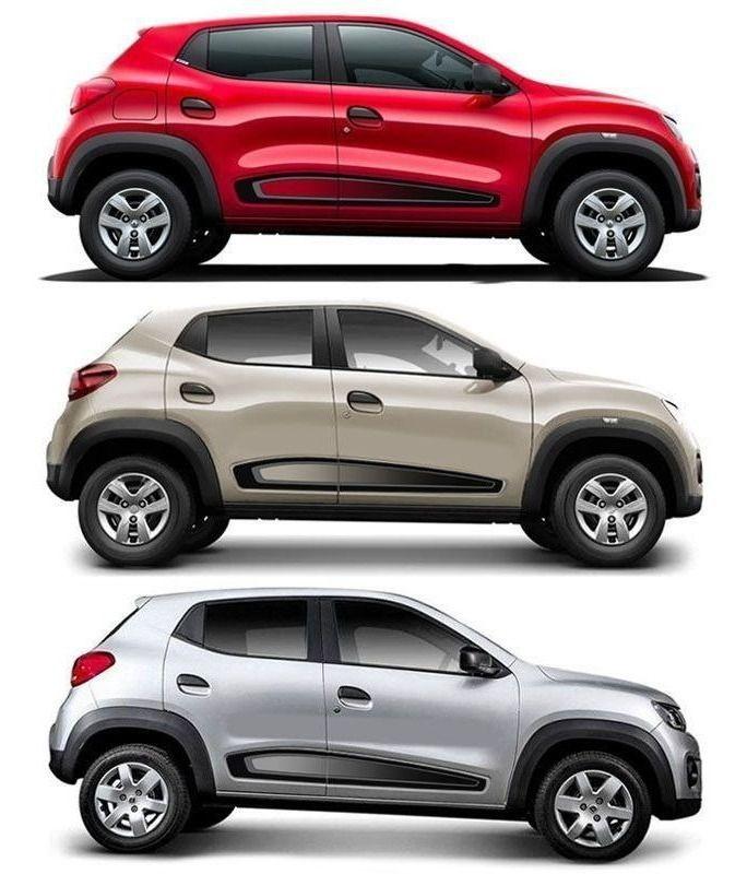 Adesivo Faixa Lateral Renault Kwid 2017 A 2020 Todos Modelos - Resitank ...