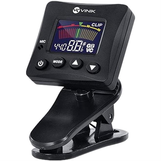 Afinador Digital Cromático Para Violão Baixo Violino Preto Adc-20p ...