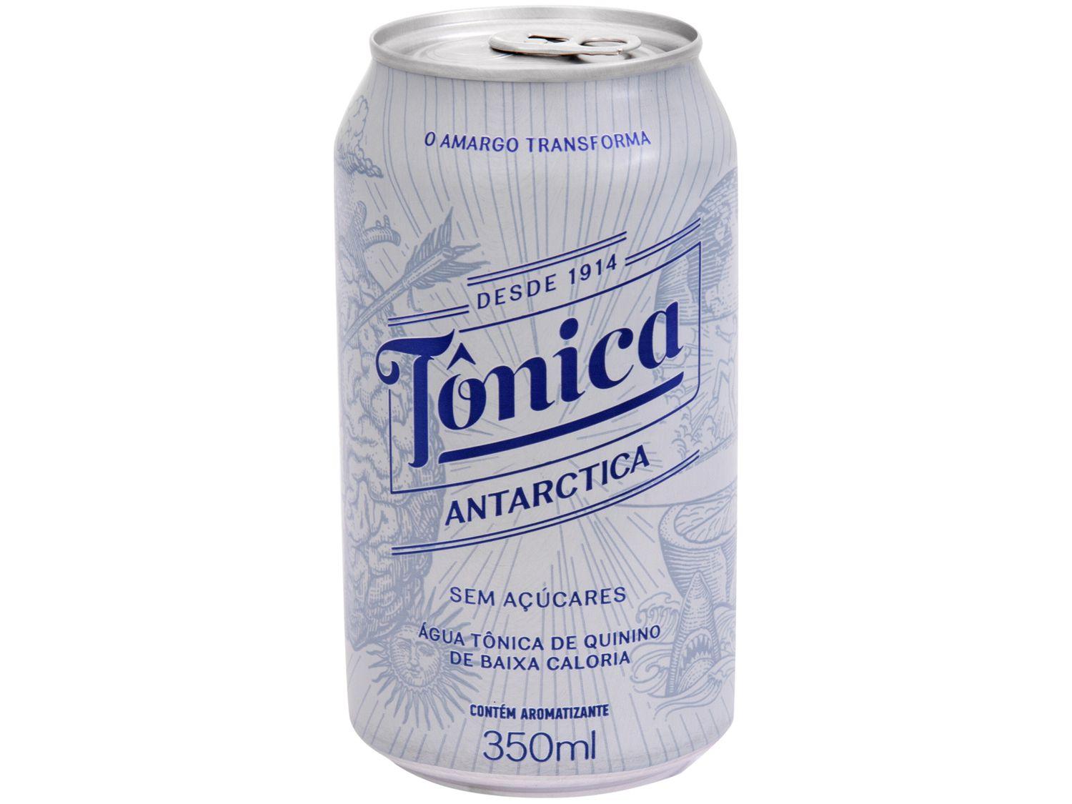 Água Tônica Antarctica Zero Açúcares - 350ml 12 Unidades - Água Tônica ...