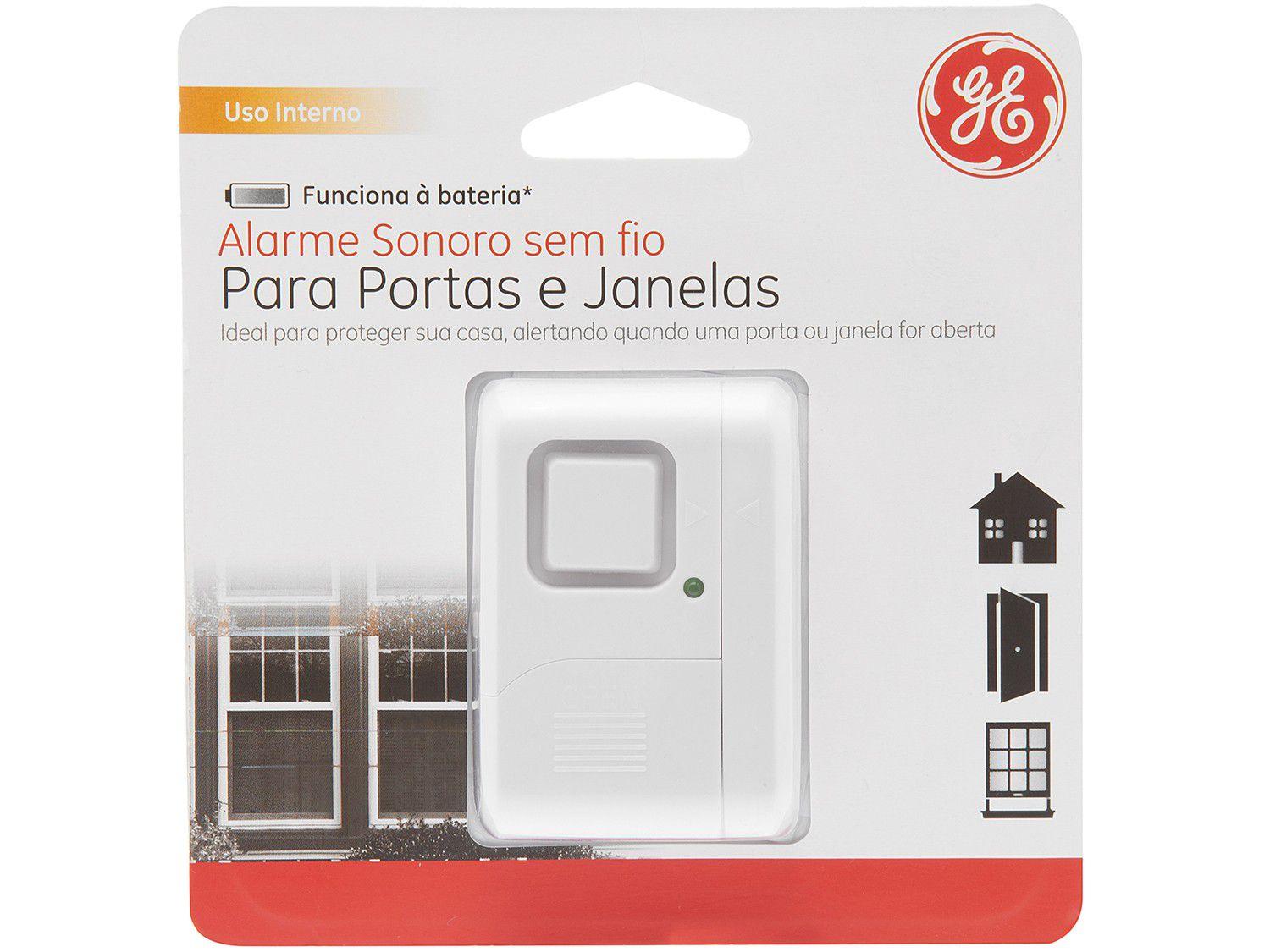 Alarme de Porta e Janela Sem Fio GE - 038132 - Alarme Residencial ...
