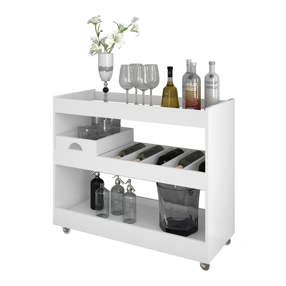 Aparador Bar Barzinho Adega 4030 Cor Branco - Jb bechara - Aparador ...
