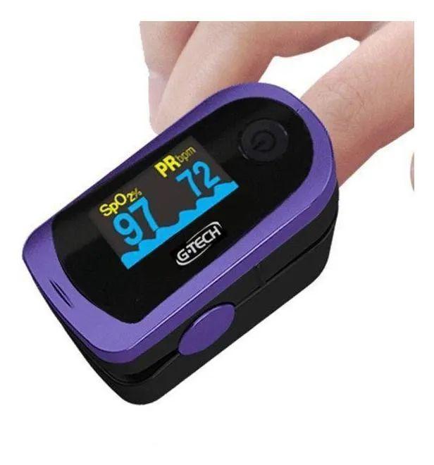 Aparelho Oximetro Medidor De Respiração Oxigenio E Frequência Cardíaca ...