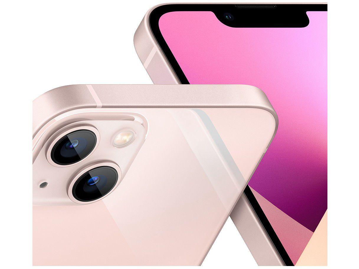 Apple iPhone 13 Mini 128GB Rosa Tela 5,4” - 12MP iOS - iPhone 13 Mini ...