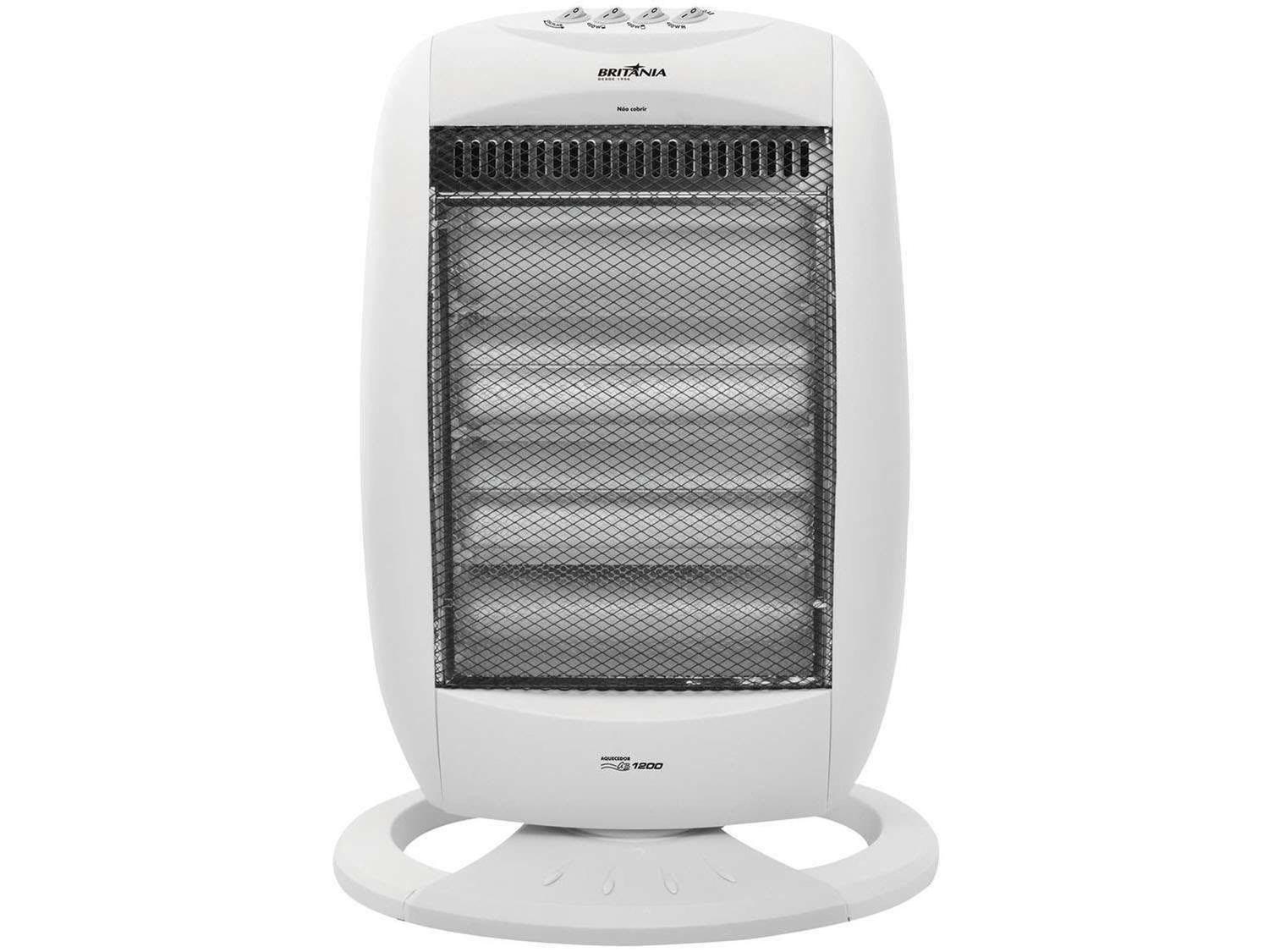 Aquecedor Elétrico Halogênio Britânia - Ab1200 - 220V - Aquecedor ...