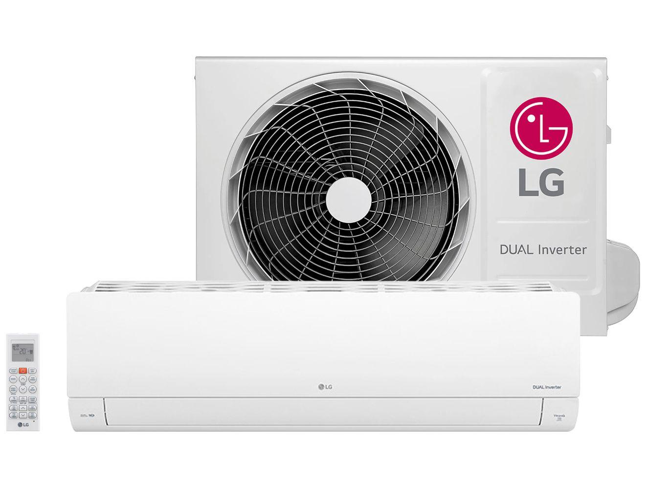 Ar-condicionado Split Hi-Wall LG Dual Inverter Compact +AI 12.000 BTUs ...