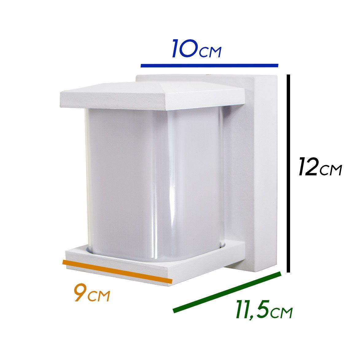 Arandela Externa E Interna Led 10w Alumínio Ip65 St9822 - Starlumen ...
