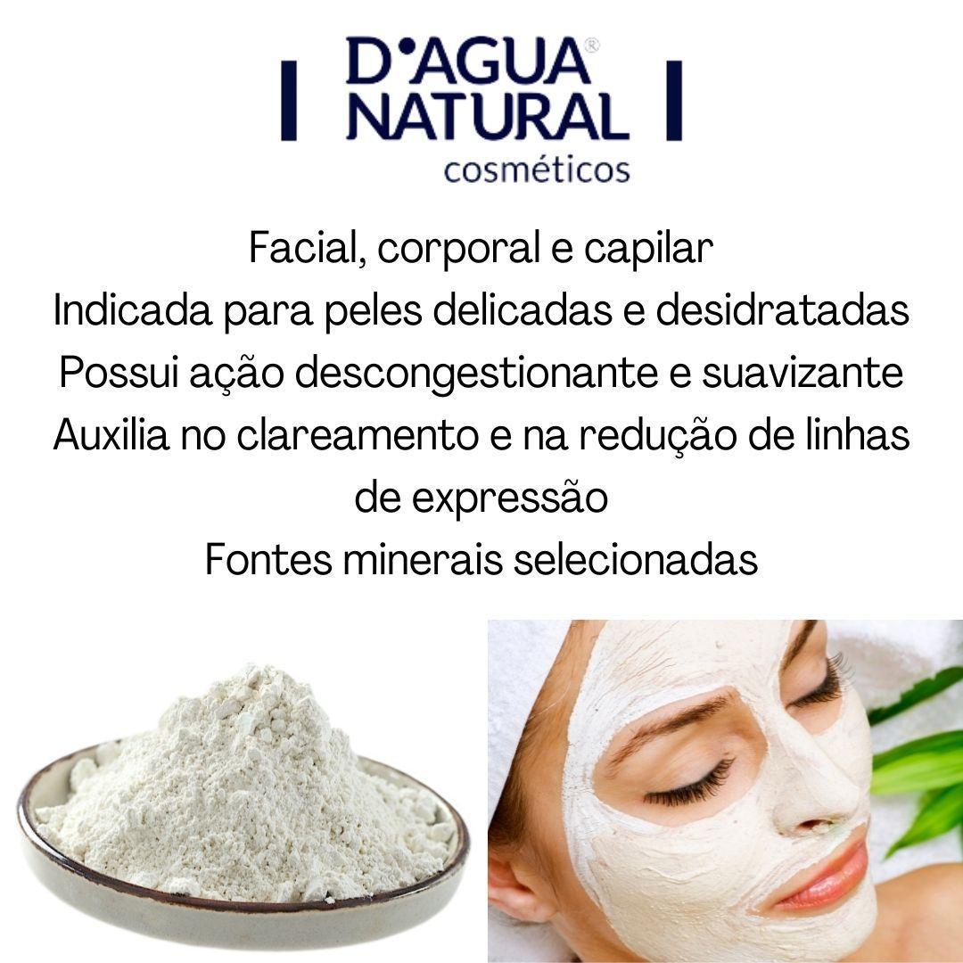 Argila Branca Skin Care Estética Corporal Facial E Capilar Dagua ...