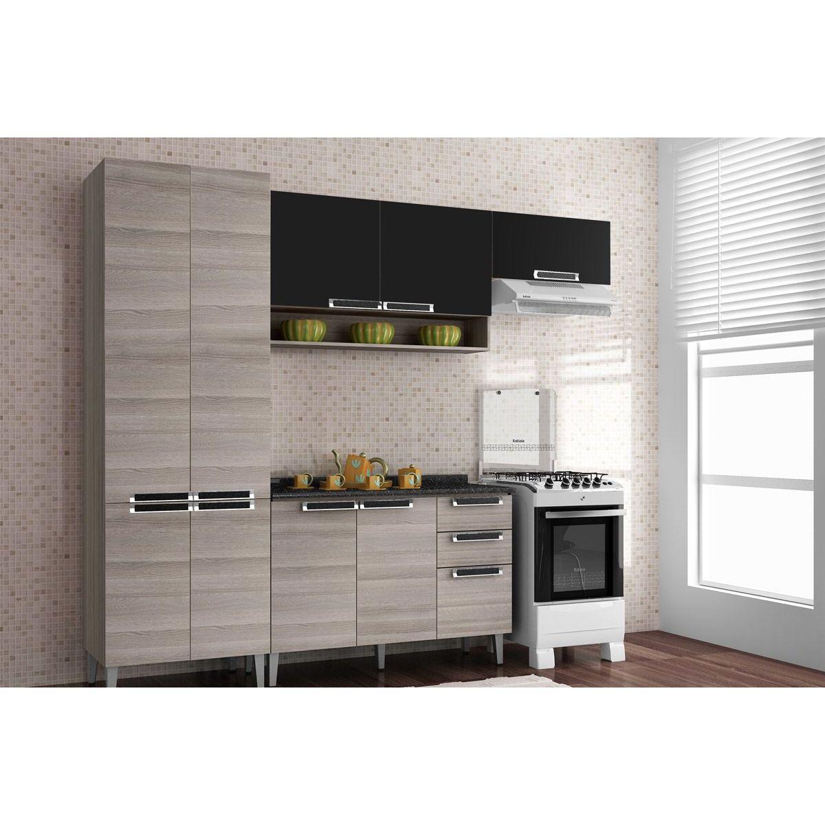 Armário Itatiaia Aéreo Jazz IPH-80 Madeira Bege - Armário de Cozinha ...