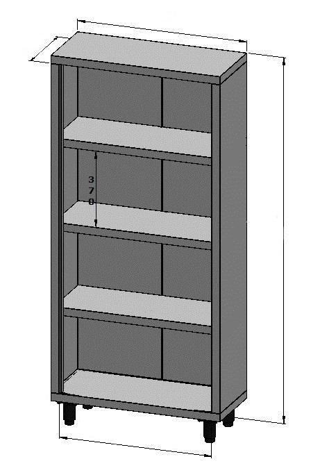 Armário Vertical Atual Inox AV Aço Inox 430 - Outros Móveis - Magazine ...