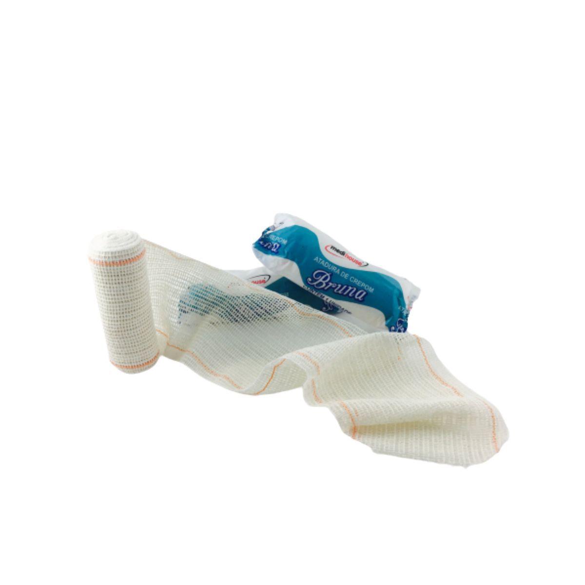 Atadura De Crepe 10cm Crepom X 1,80mts 13 Fios C/ 48 Unds Faixa Curativo - MEDI HOUSE - Atadura ...