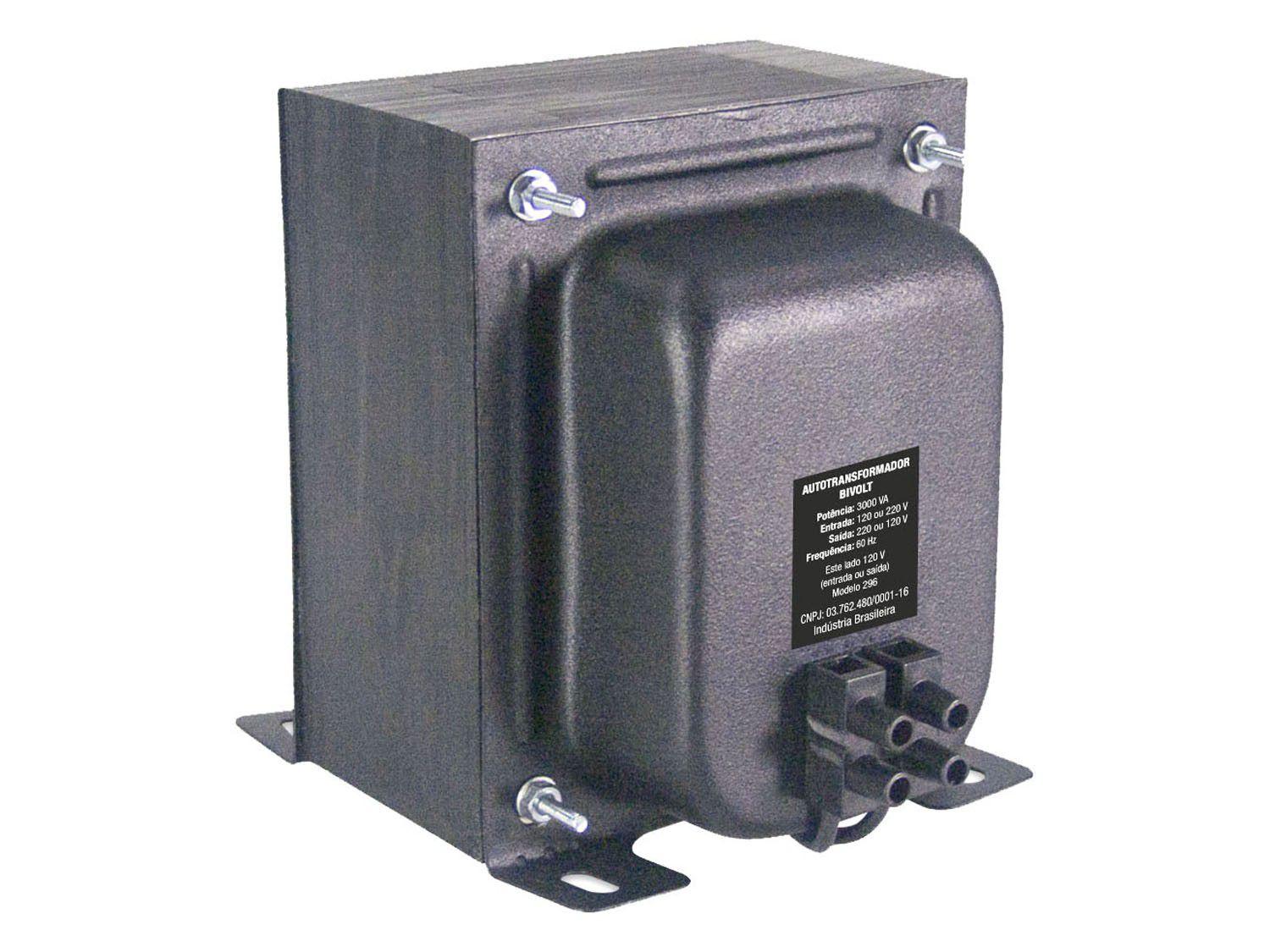 Autotrafo Bivolt 3000VA - Force Line - - - Magazine Luiza