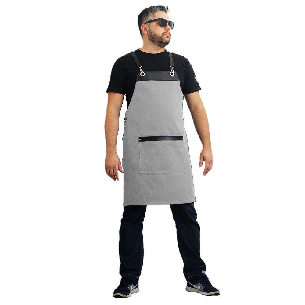 Avental bar bistrô garçon hamburgueria drinks cinza - Lady-Iv - Avental ...