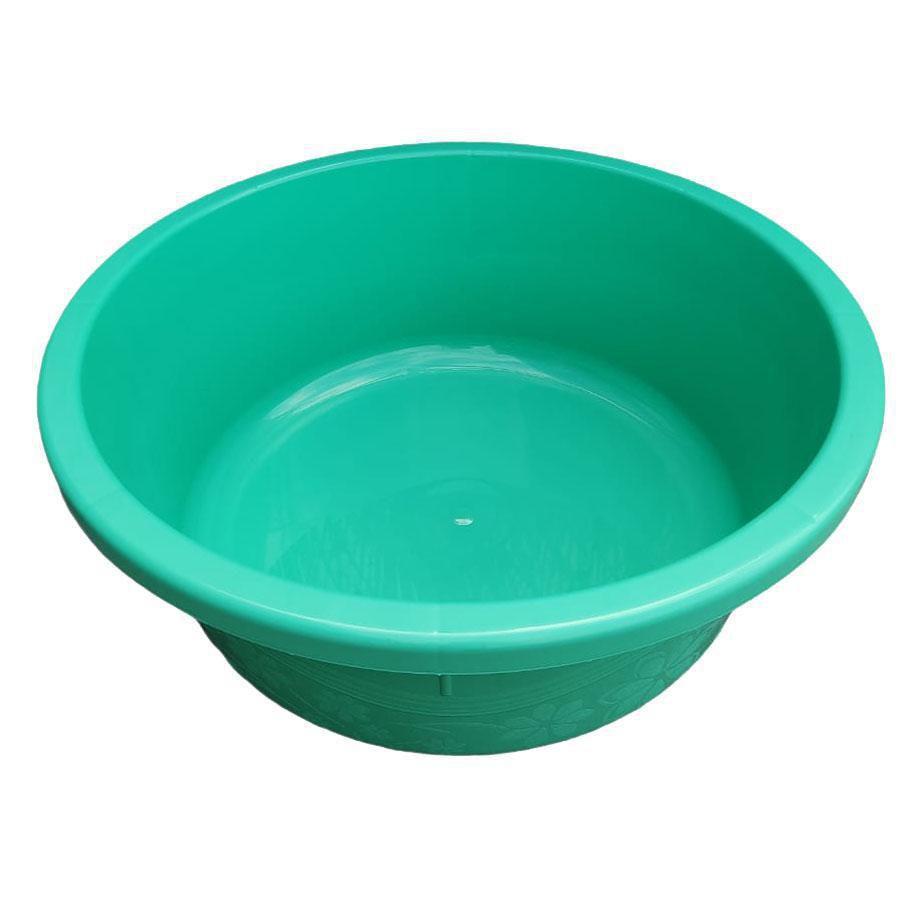 Bacia De Plástico Com Alça Grande Verde 100 Litros Arqplast - Bacia ...