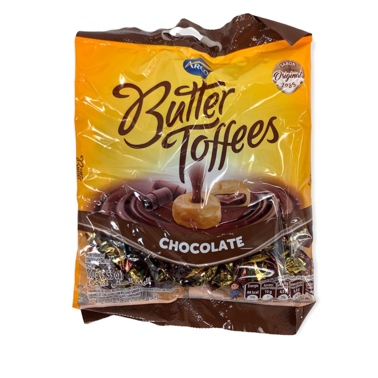 Bala Butter Toffee Chocolate 100 Gramas - ARCOR - Balas - Magazine Luiza
