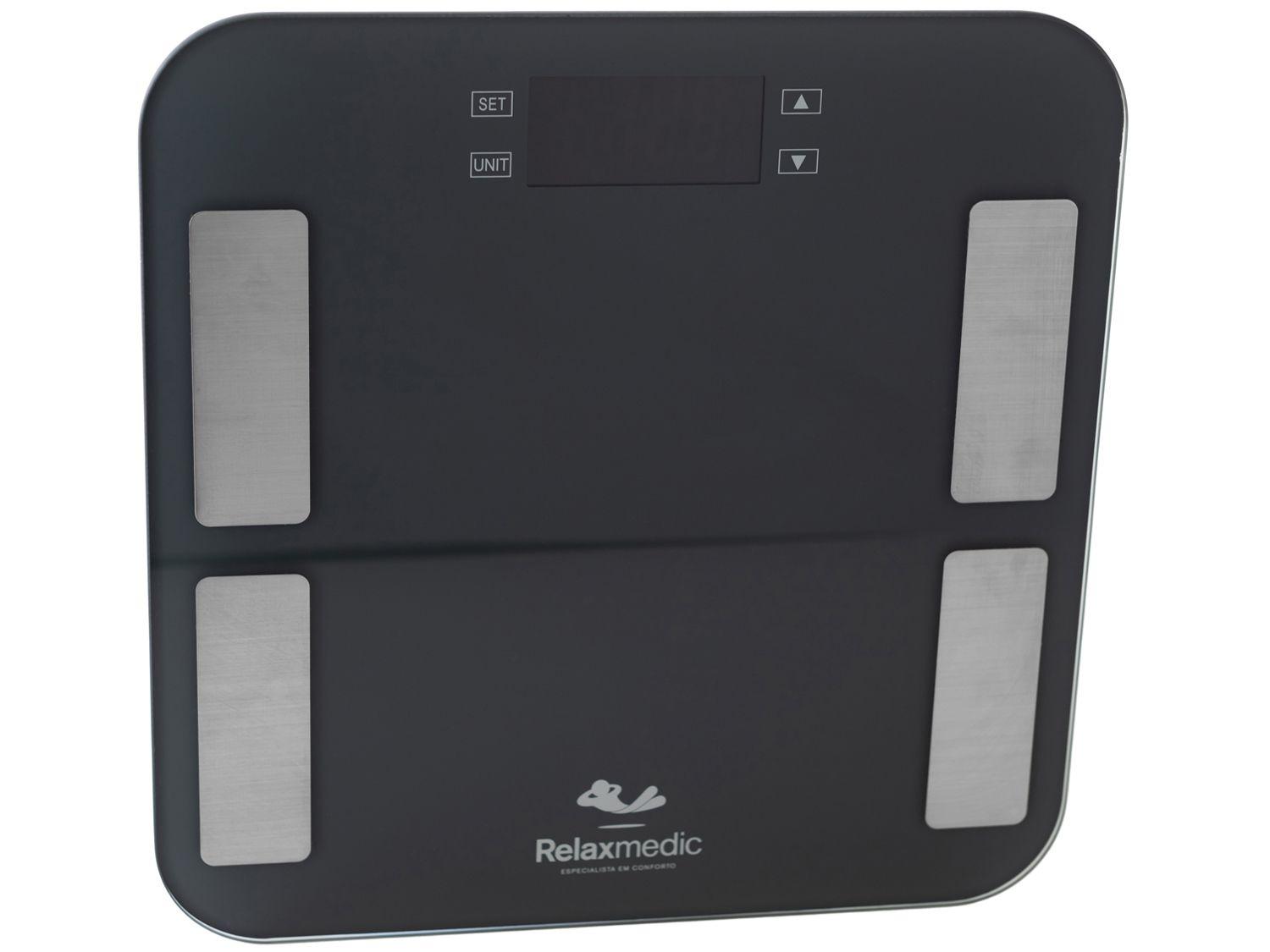 Balança Digital de Bioimpedância até 180kg Relaxmedic