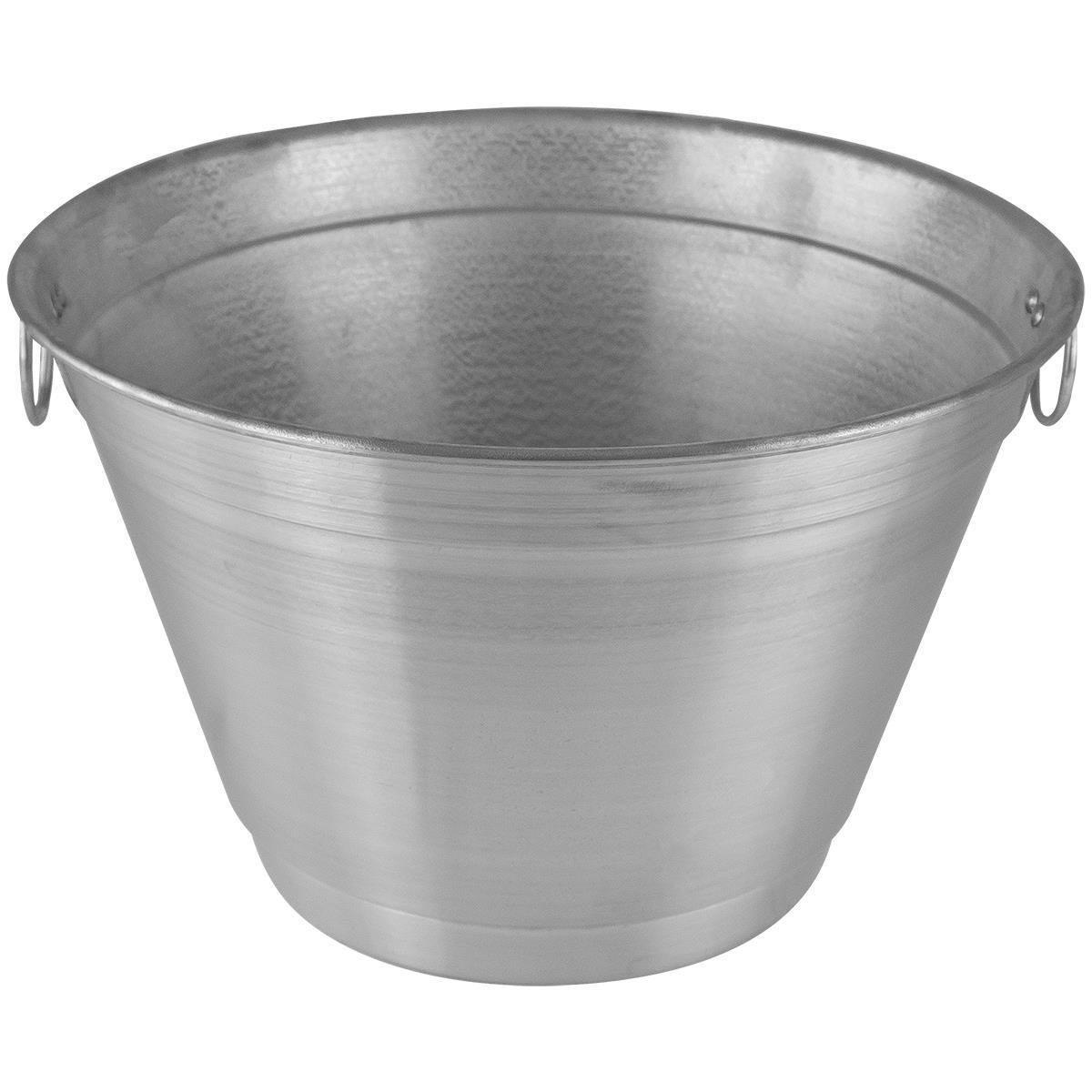 Balde de gelo cooler médio de alumínio 7l com alça para bebidas ...