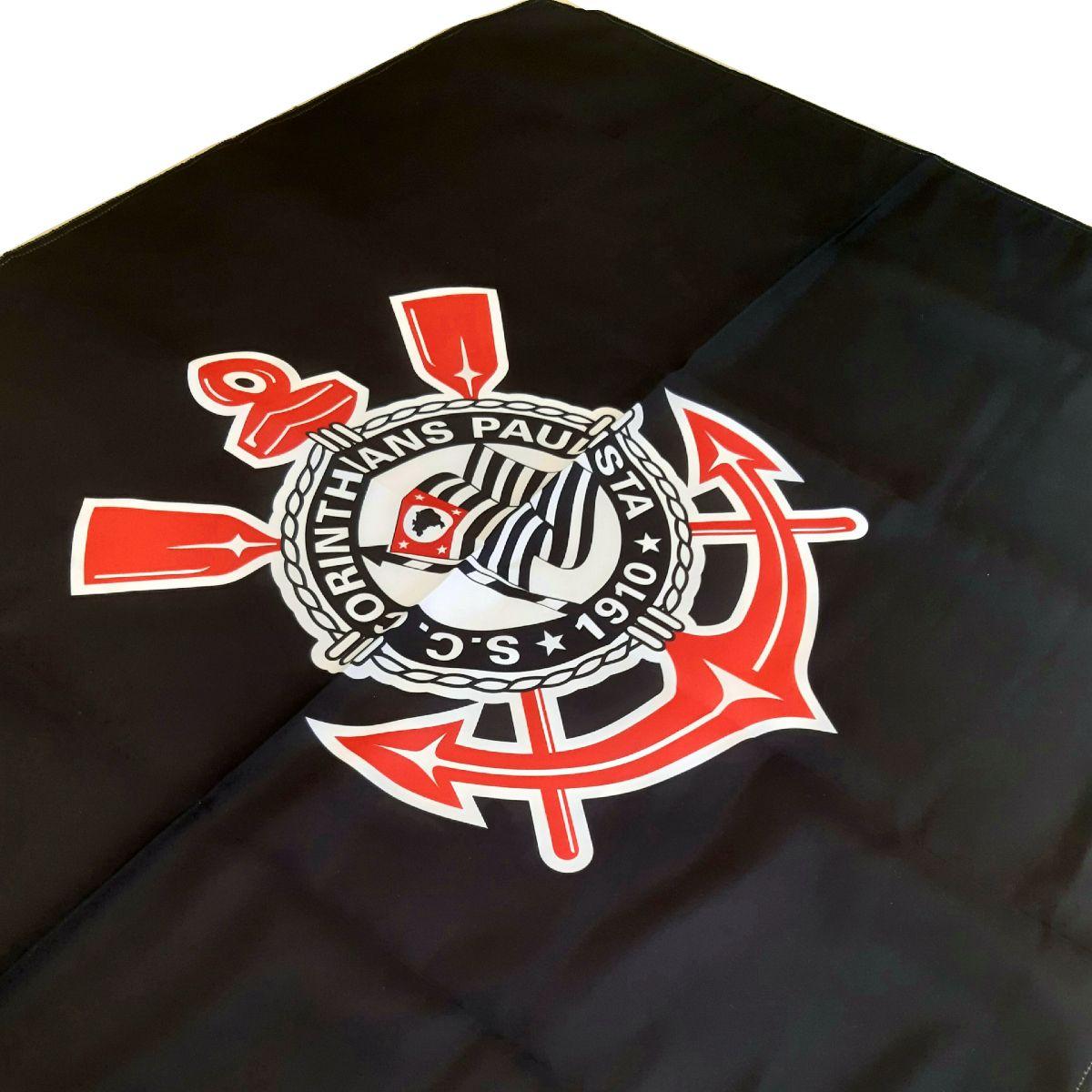 Bandeira Corinthians Símbolo Preta Oficial - JC Bandeiras - Bandeiras ...
