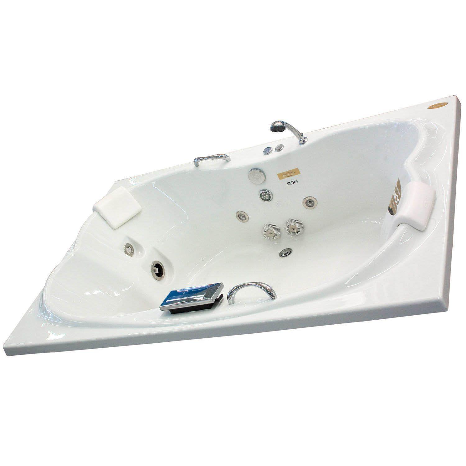 Banheira Hidromassagem Jacuzzi Eura Dupla 1,83m x 1,20m x 49cm - 10 ...