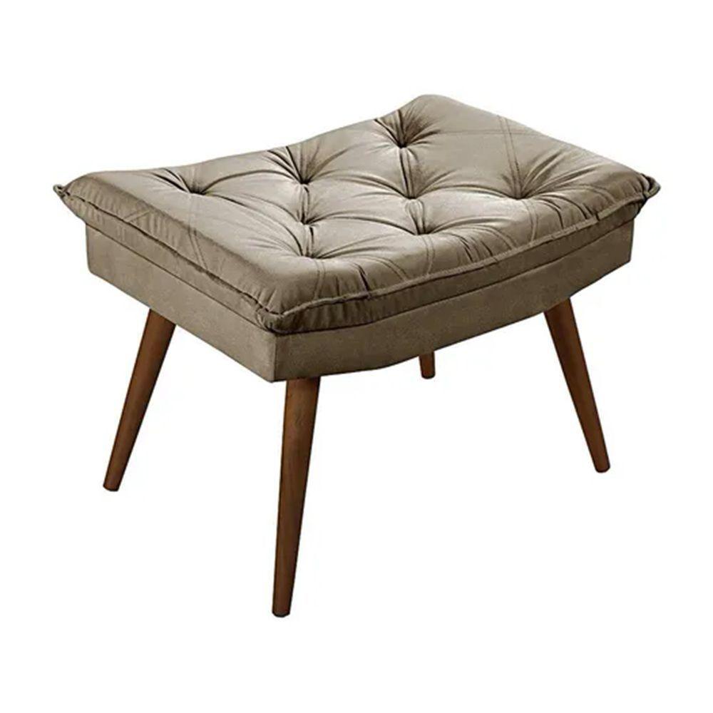 Banqueta Puff Rubi Luxo Estofados Chocolate - MERCADãO VG - Móveis de ...