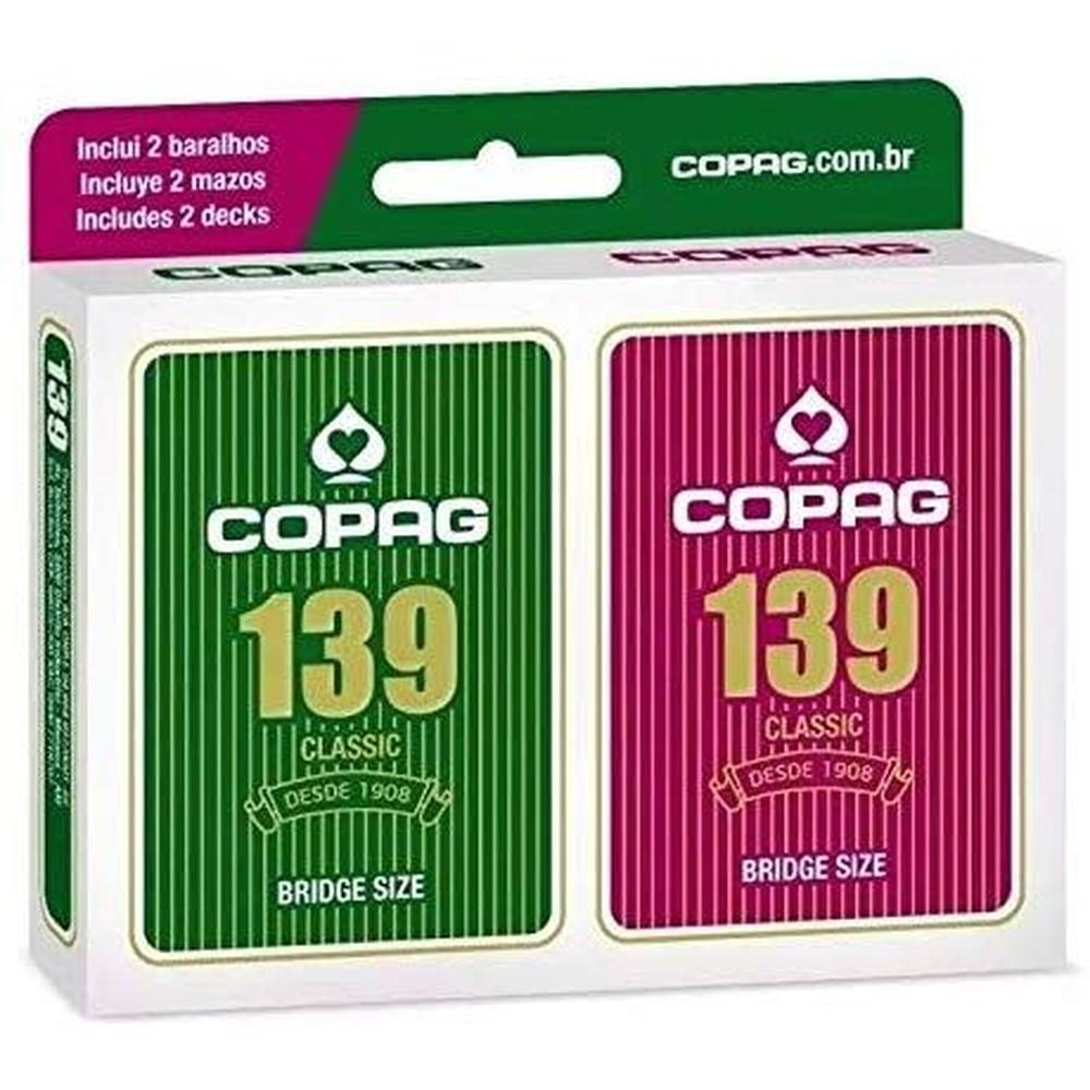 Baralho Copag 139 C/2 Naipe Grande Classic Poker 54 Cartas - Baralho ...