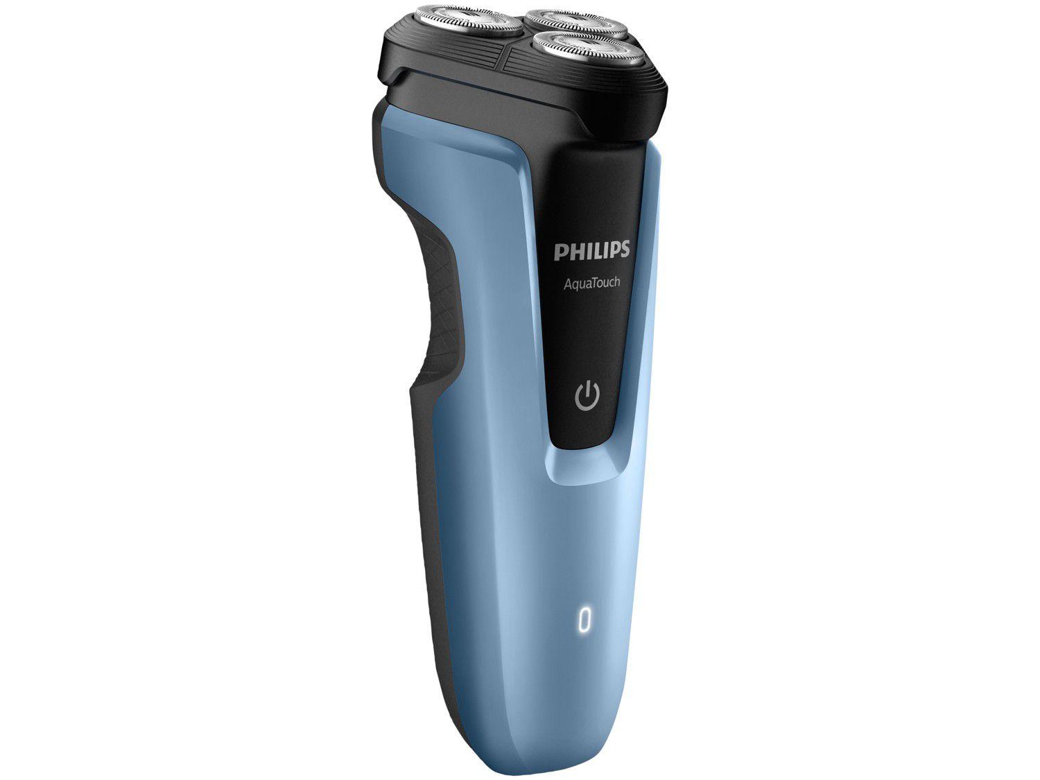 Barbeador Elétrico Philips AquaTouch - Seco e Molhado - Barbeador ...