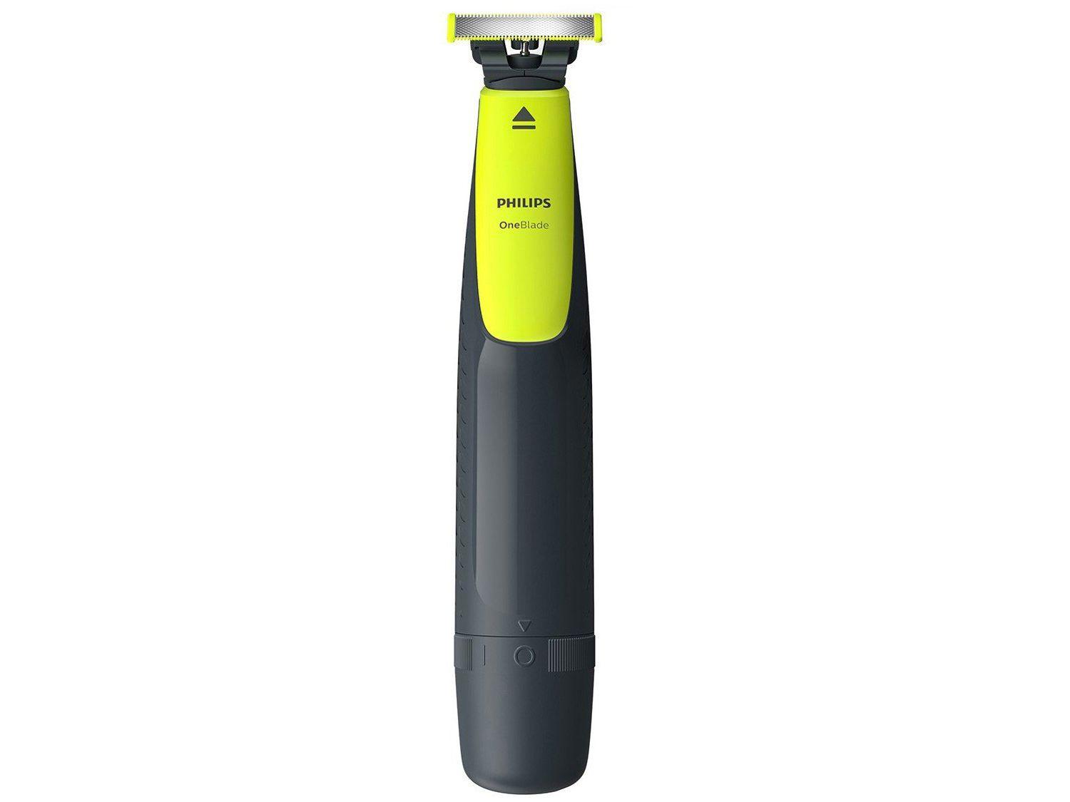 Barbeador Elétrico Philips OneBlade - Seco e Molhado 1 Velocidade ...