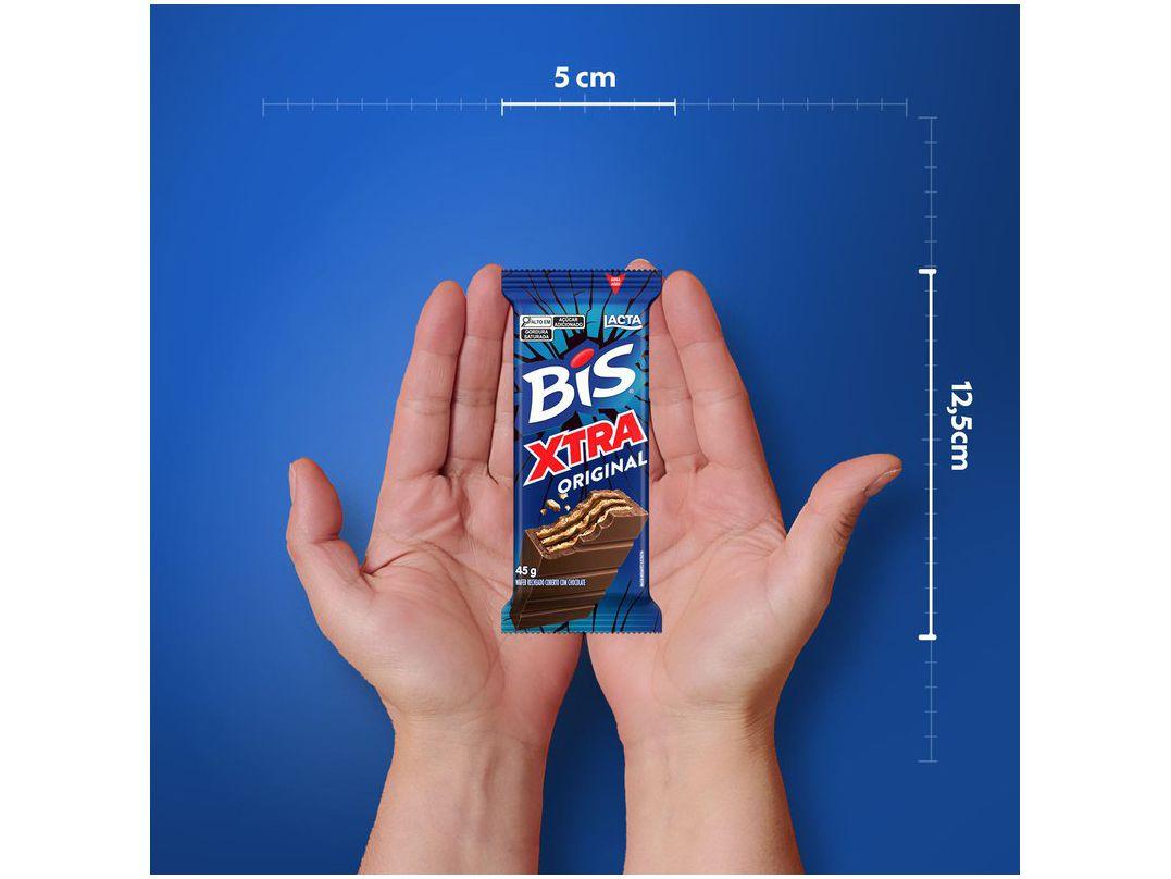 Barra de Chocolate Bis Xtra Original Ao Leite 45g Lacta