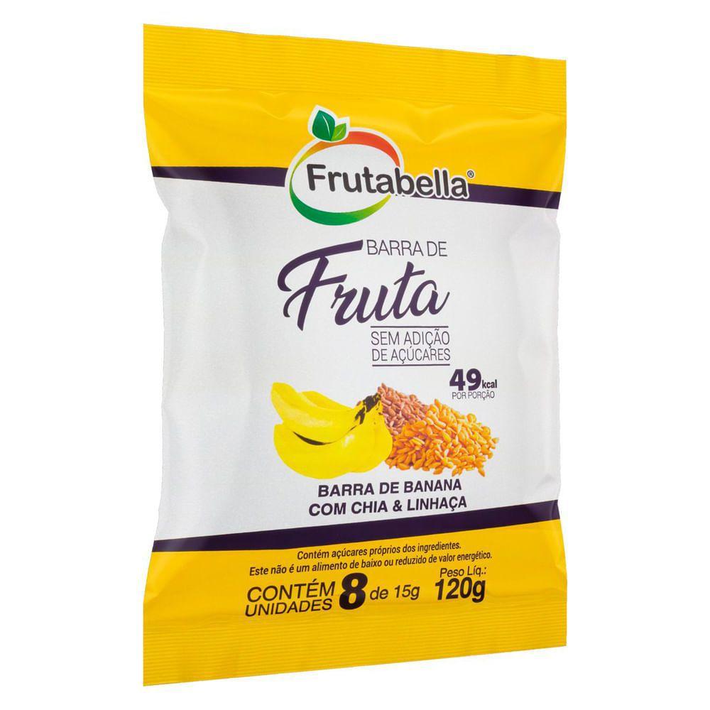 Barra de Frutas Frutabella Banana com Chia e Linhaça Sem Adição de ...