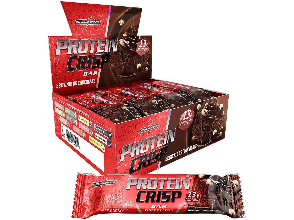 Barra de Proteína Integralmedica Crisp Bar - Chocolate
