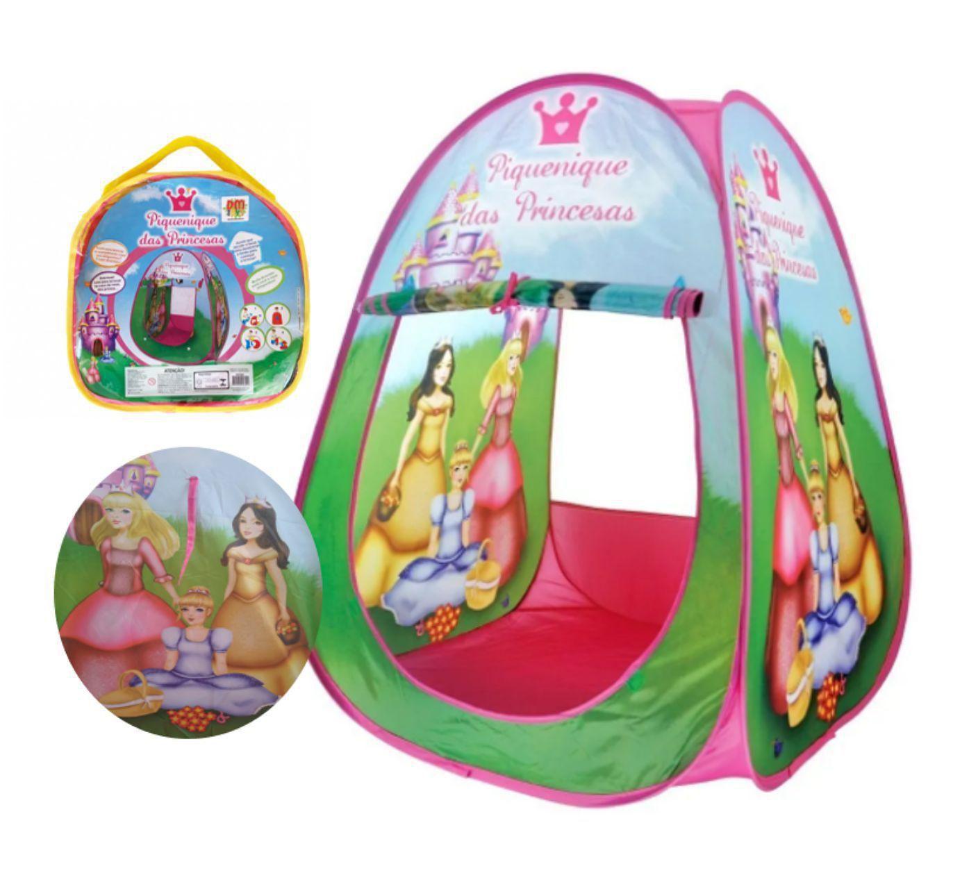 Barraca Infantil Dobrável Tenda Cabana Menina Menino Com Luz - Dmbrasil ...