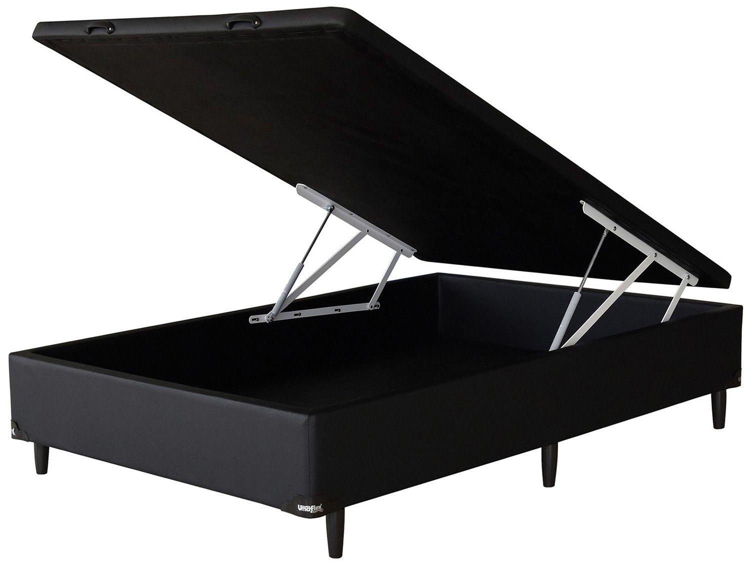Base Cama Box Casal Umaflex com Baú - 29x138x189cm Facility - Base para ...