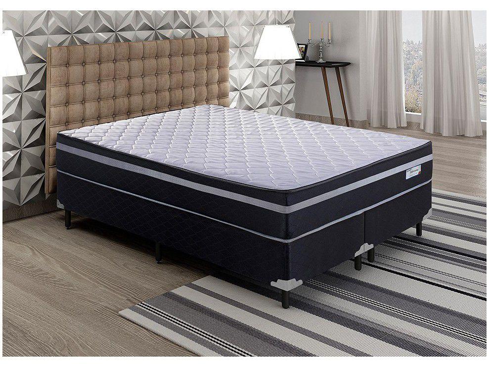 Base Cama Box Queen Size Plumatex Bipartido - 37cm de Altura Unique ...
