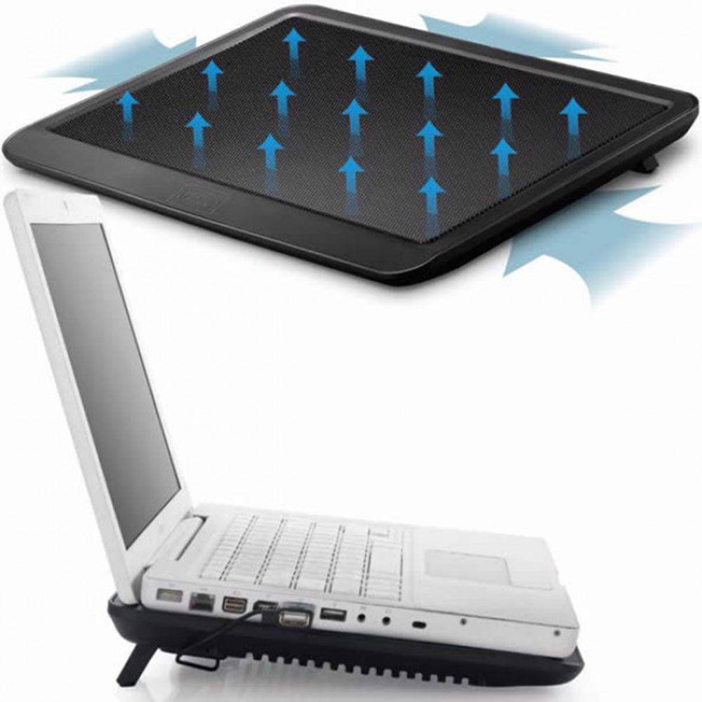 Base Cooler para Notebook até 17 Polegadas e Video Game Cabo Usb - N-19 ...