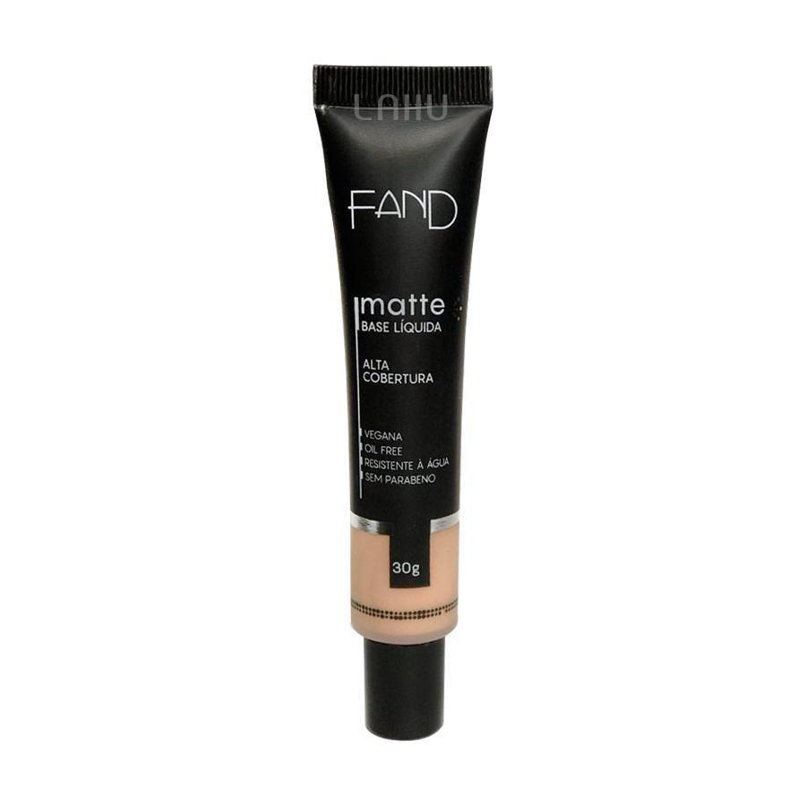 Base Líquida Matte Fand 30G Cor 01 Alta Cobertura - Fand Makeup - Base ...