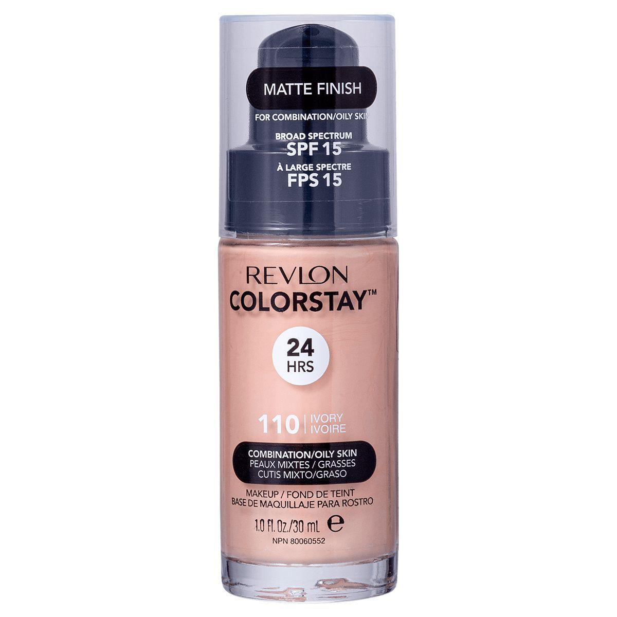 Base Líquida Revlon ColorStay Pele Mista à Oleosa FPS15 30ml ...