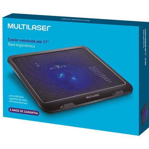 Base para notebook Stand com Cooler 17' AC263 - Multilaser - Suporte ...
