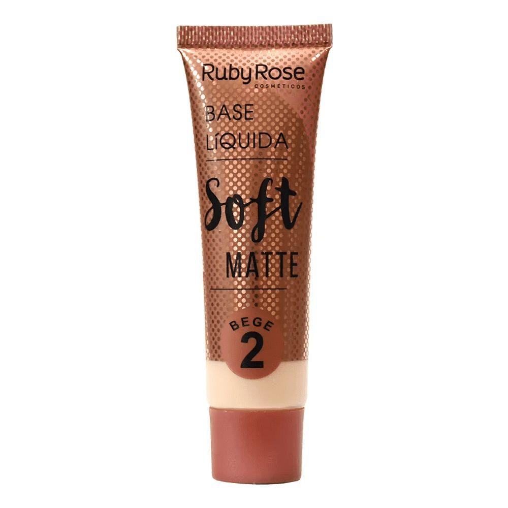 Base Ruby Rose Soft Matte Bege - Base Facial - Magazine Luiza