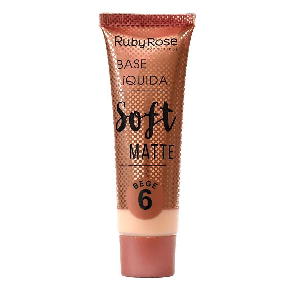 Base Ruby Rose Soft Matte Bege - Base Facial - Magazine Luiza