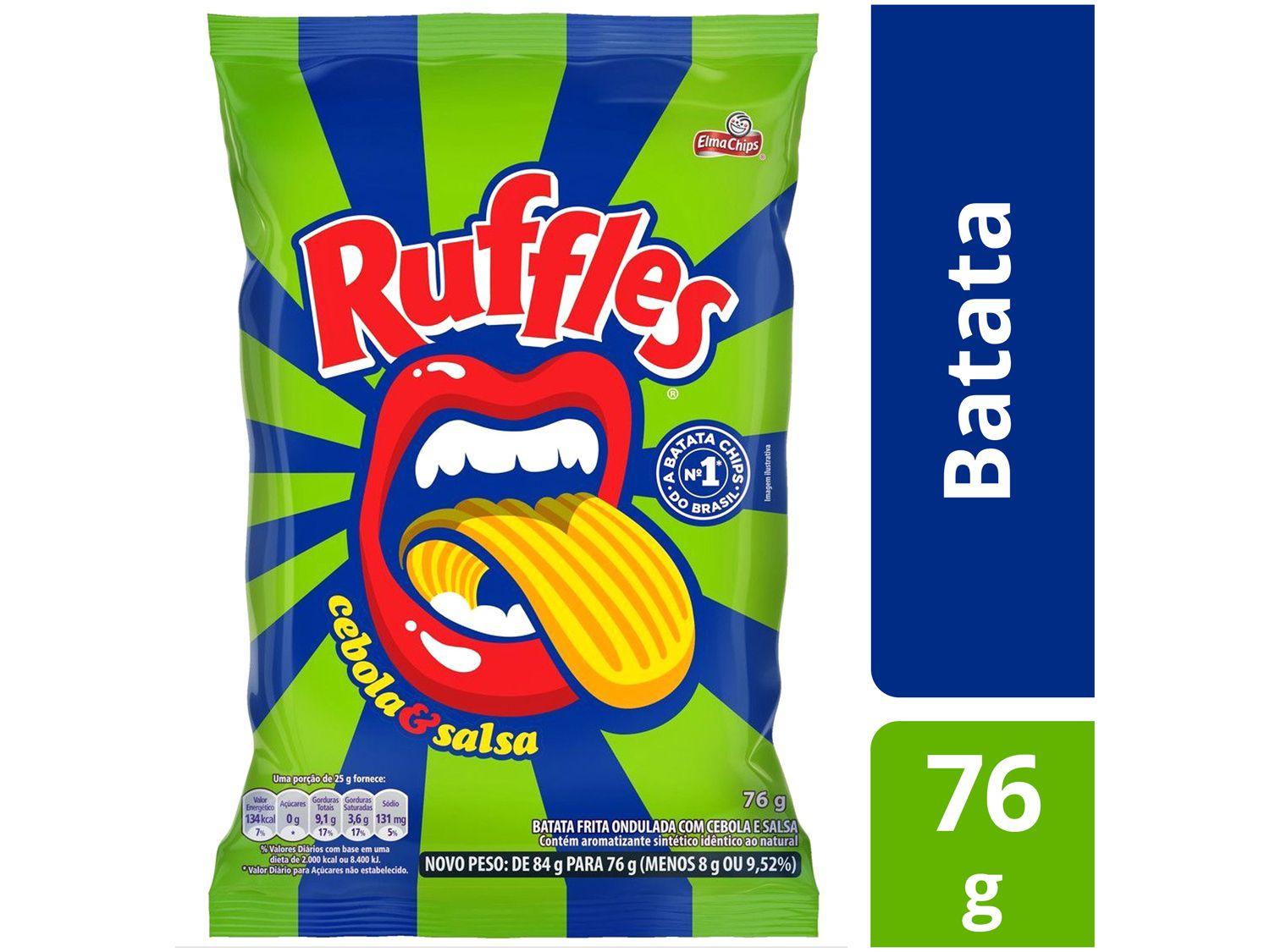 Batata Cebola e Salsa Ruffles Pacote 76g