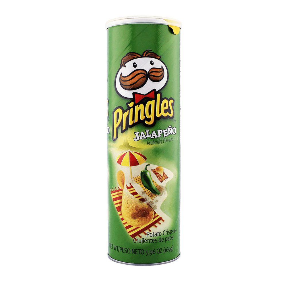 Batata Chips Pringles Jalapeno Mexicana Importada 158g - Salgadinhos e ...